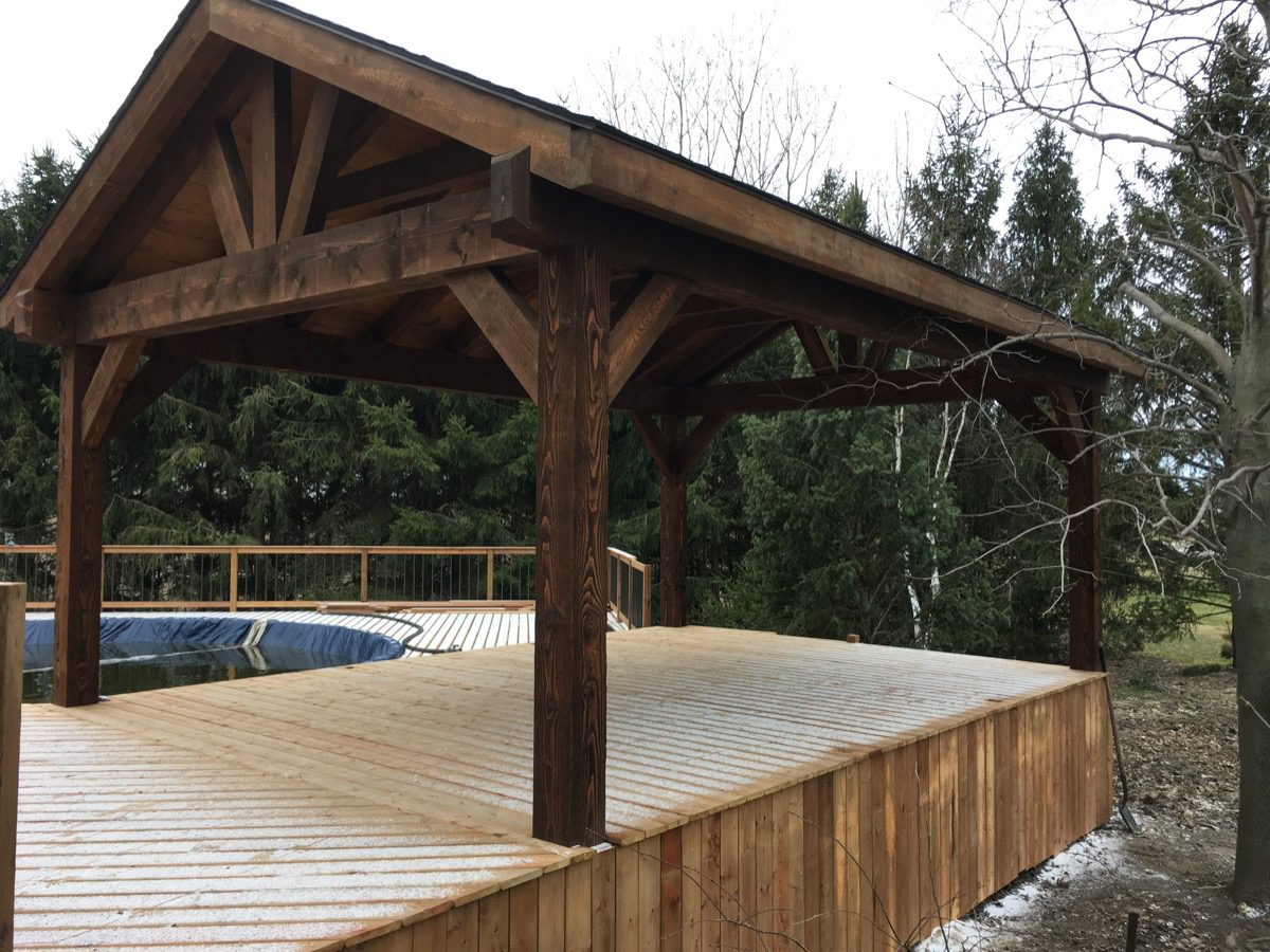 Ontario Custom Pavilion Kits | SJ Timber Kits & Structures